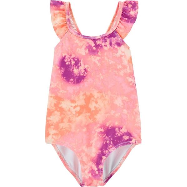 OSHKOSH B’GOSH Girls’ One-Piece Swimsuit(Multicolor Tie Die) - OshKosh ...
